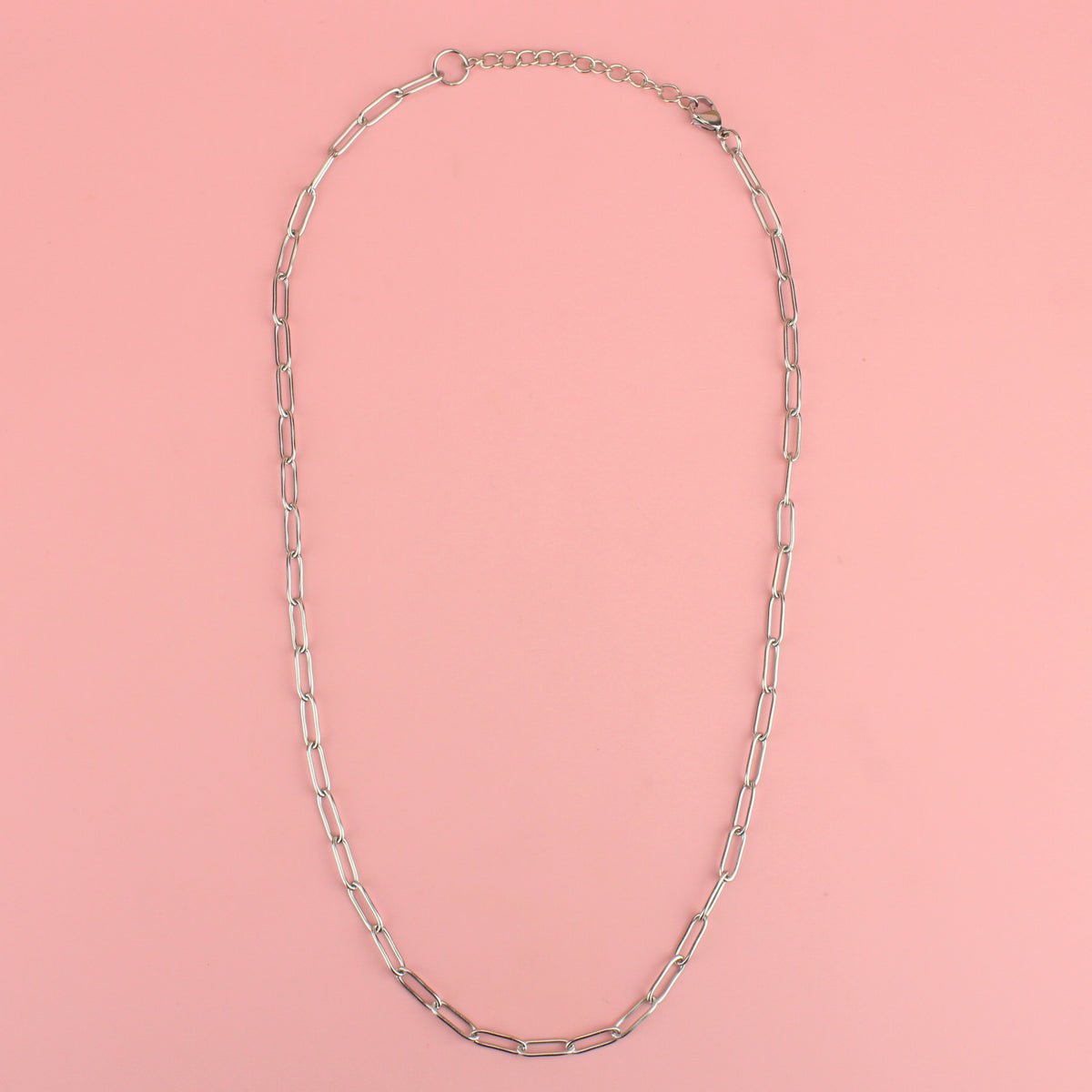 Slim Oval Link Chain Necklace – Sour Cherry